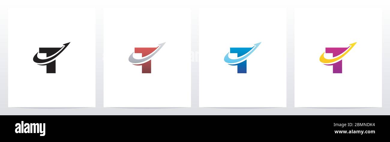 Letter t express logo hi-res stock photography and images - Alamy