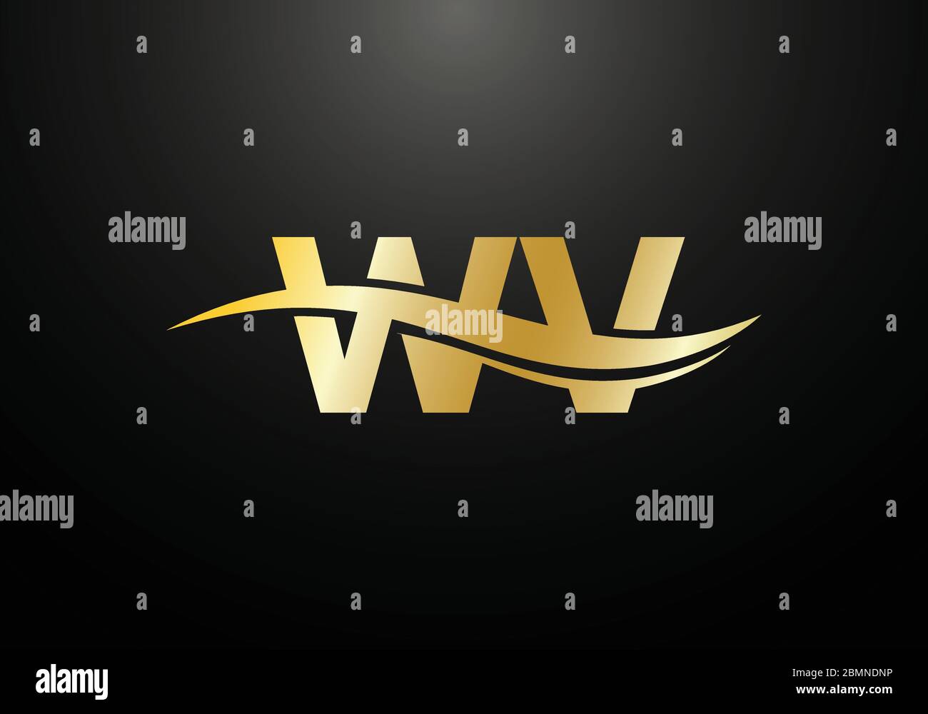 Initial Monogram Letter W V Logo Design Vector Template. Graphic ...