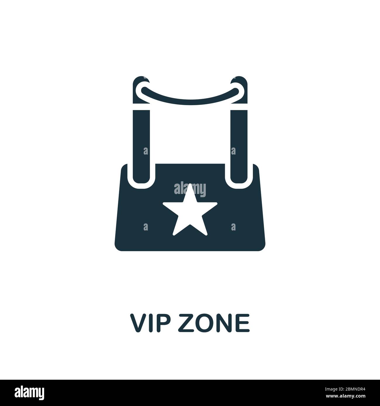 Vip Zone icon. Simple illustration from night club collection. Creative ...