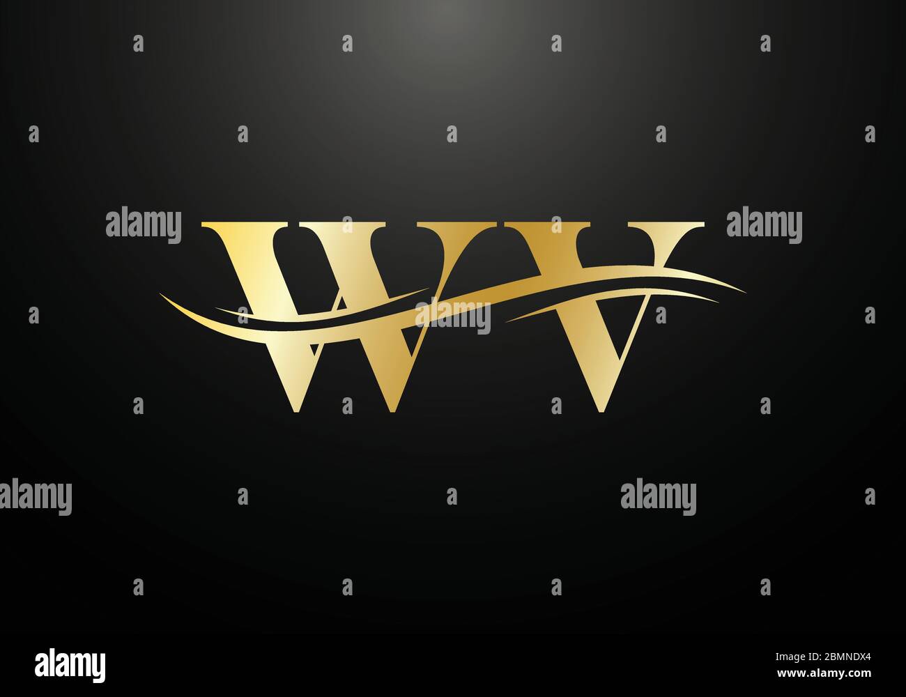 Initial Monogram Letter W V Logo Design Vector Template. Graphic ...