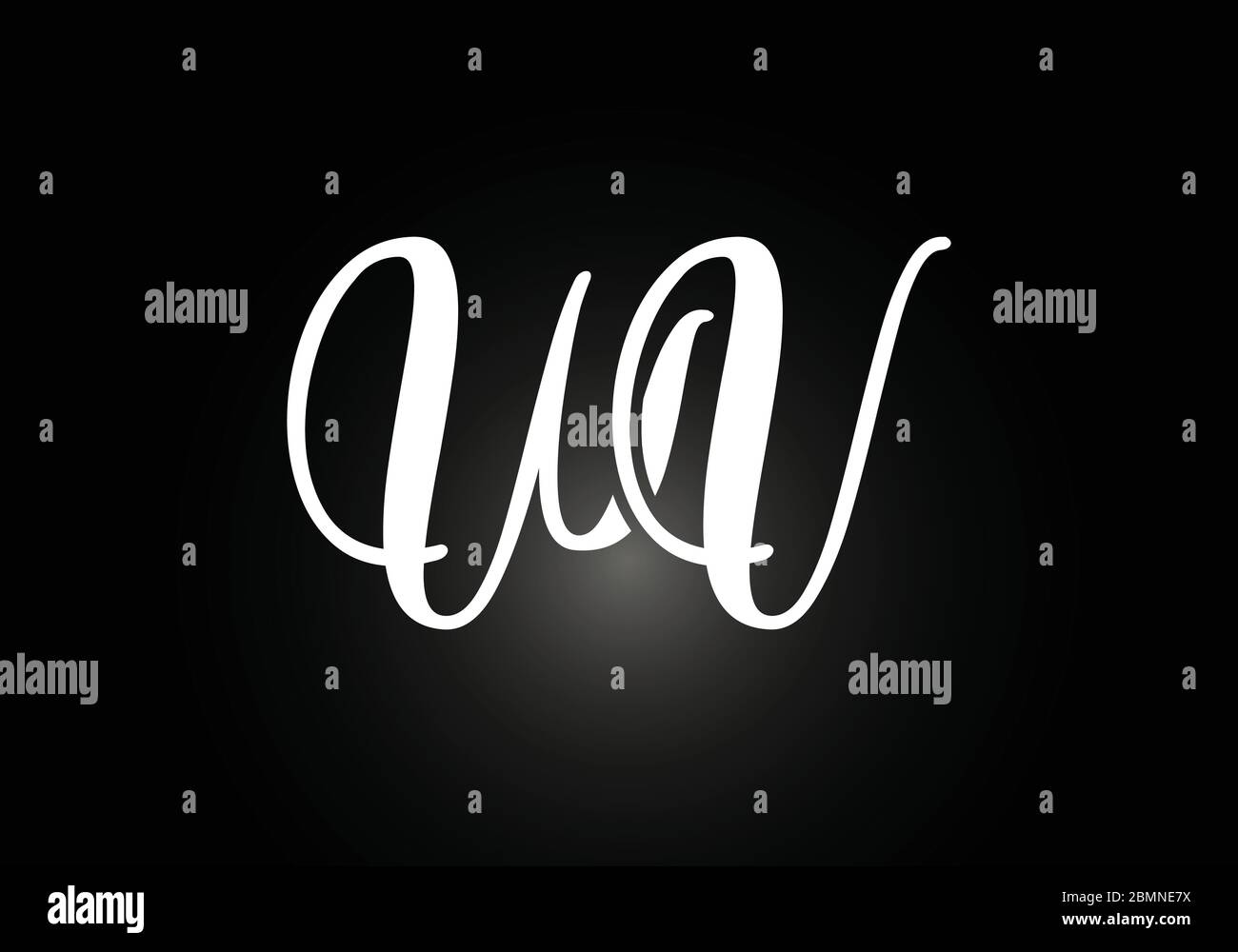 Initial Monogram Letter W V Logo Design Vector Template. Graphic ...