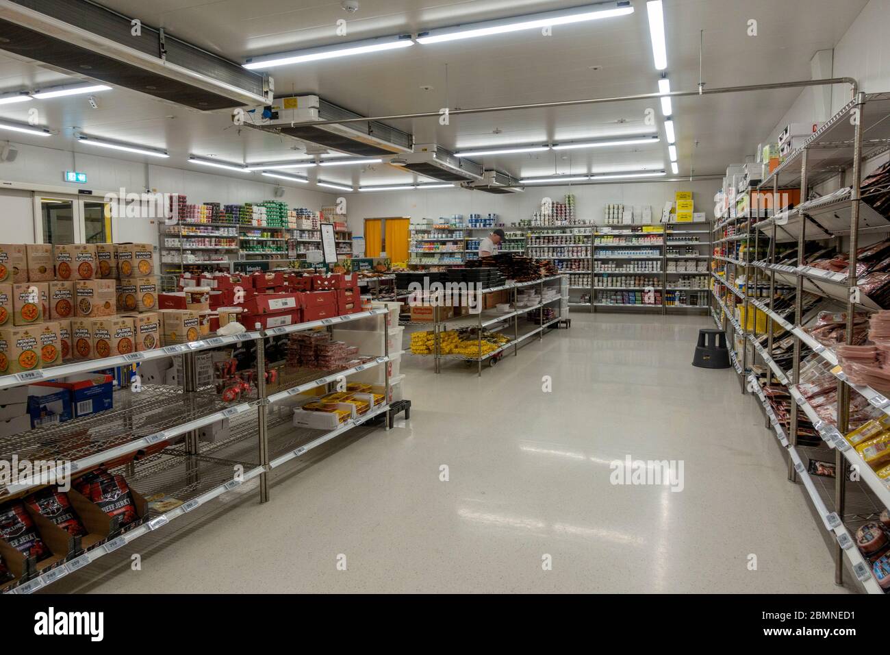 Inside view of supermarket hi-res stock photography and images - Alamy
