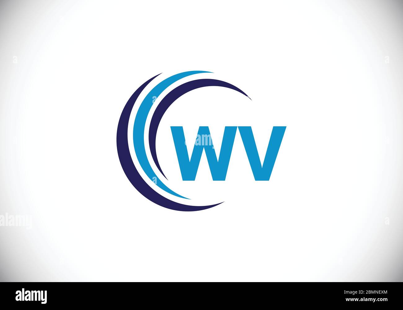 Initial Monogram Letter W V Logo Design Vector Template. Graphic ...