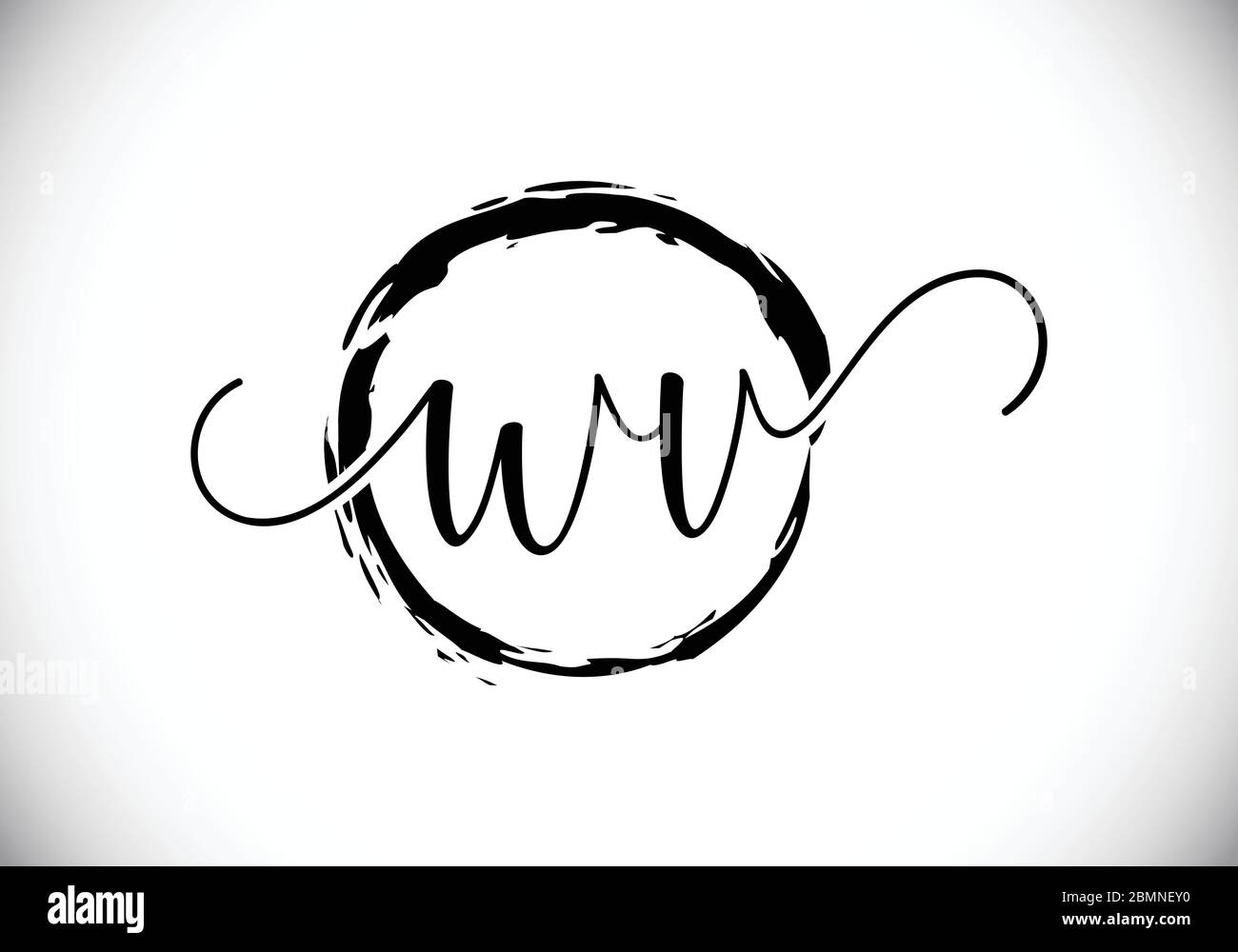 Initial Monogram Letter W V Logo Design Vector Template. Graphic ...