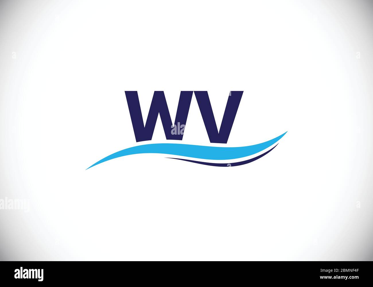 Initial Monogram Letter W V Logo Design Vector Template. Graphic ...