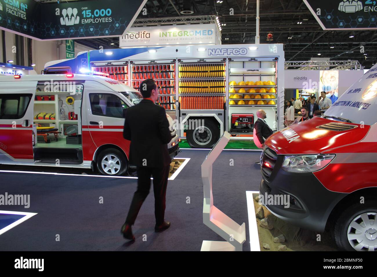 Scene at 'Arab Health 2020' trade show for the global healthcare ...