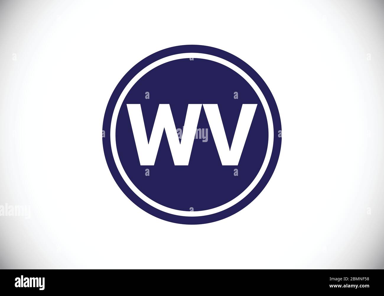 Initial Monogram Letter W V Logo Design Vector Template. Graphic ...