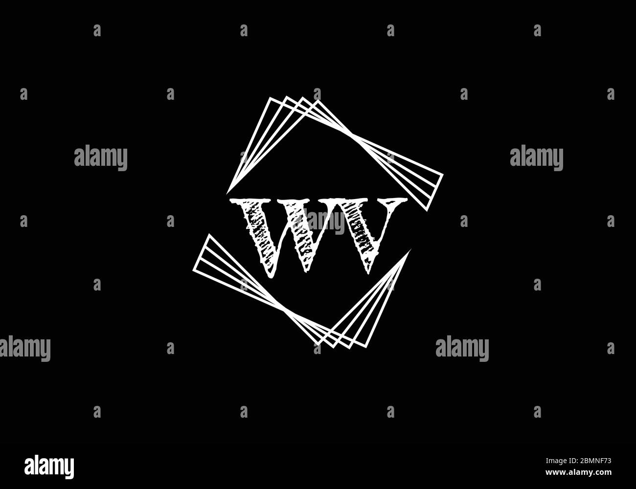 Initial Monogram Letter W V Logo Design Vector Template. Graphic ...