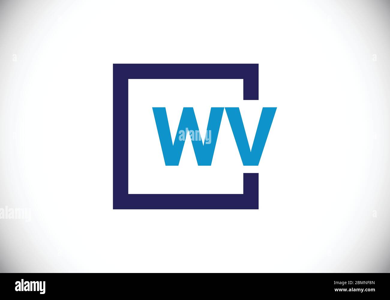 Initial Monogram Letter W V Logo Design Vector Template. Graphic ...