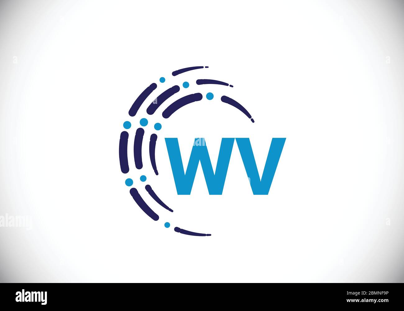 Initial Monogram Letter W V Logo Design Vector Template. Graphic ...