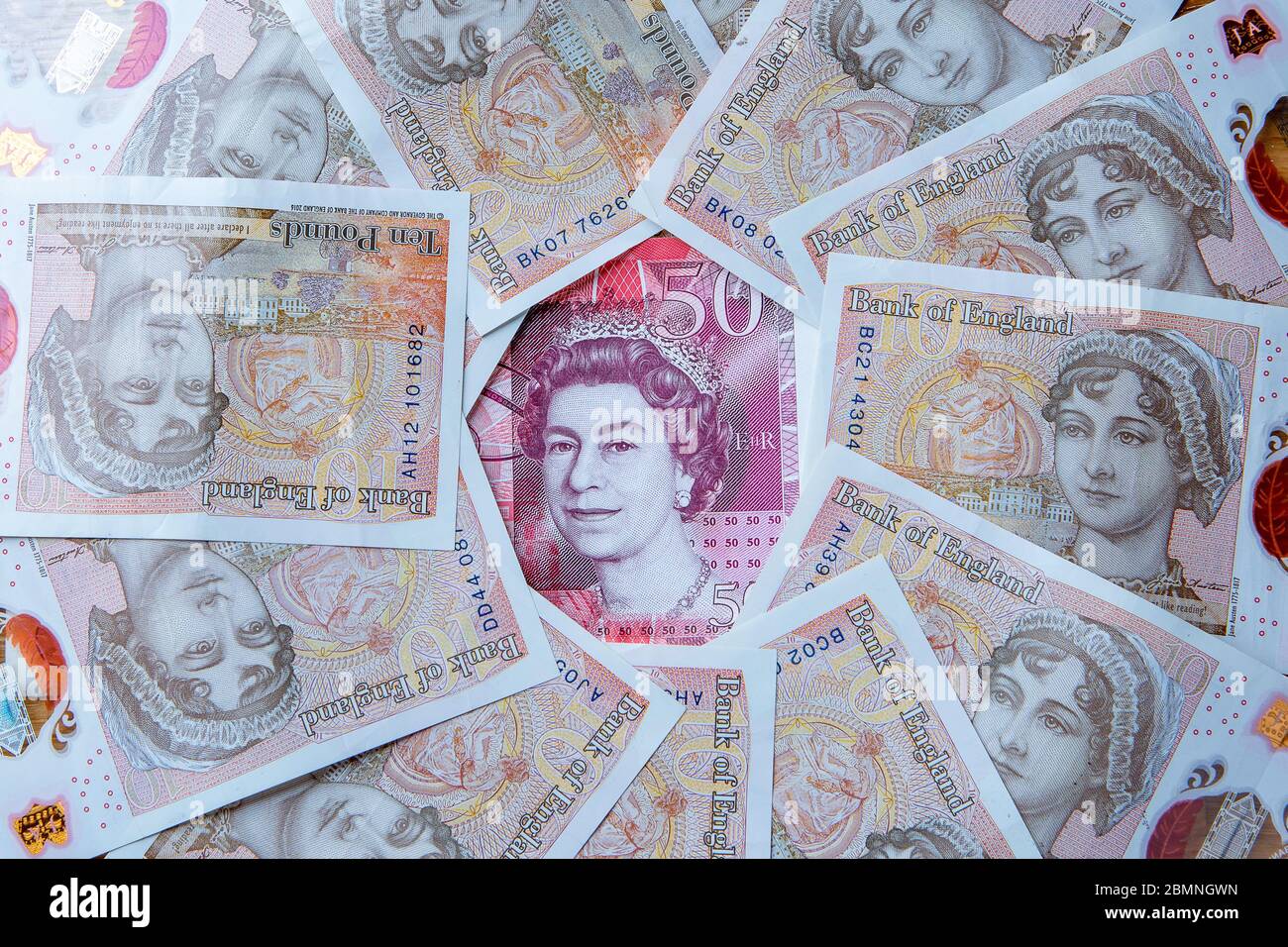 Bank notes pound loads hi-res stock photography and images - Alamy