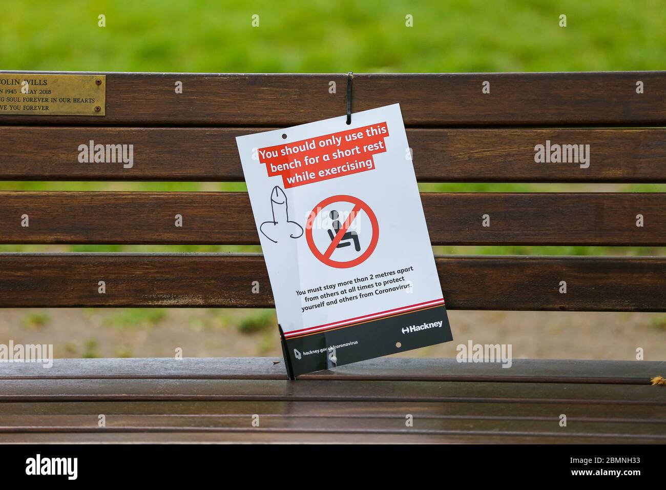 London, UK. 10th May, 2020. (EDITOR'S NOTE: Image contains profanity ...