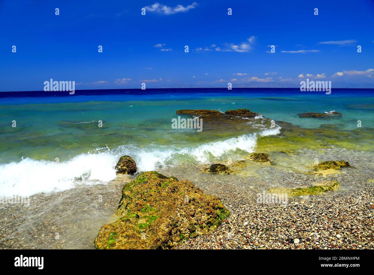 Blue flag beach hi-res stock photography and images - Alamy