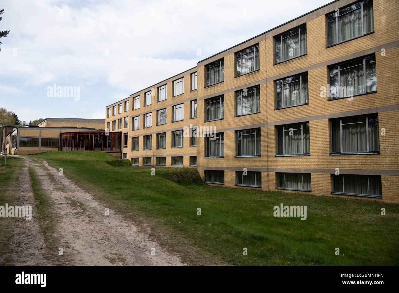 Bernau, Germany. 15th Apr, 2020. The boarding school on the grounds of ...