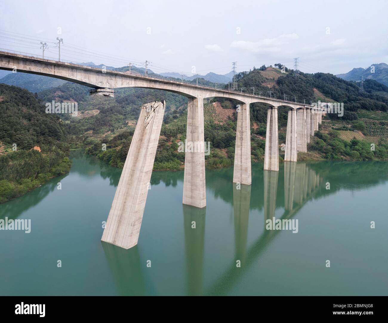 Broken concrete bridge hi-res stock photography and images - Alamy