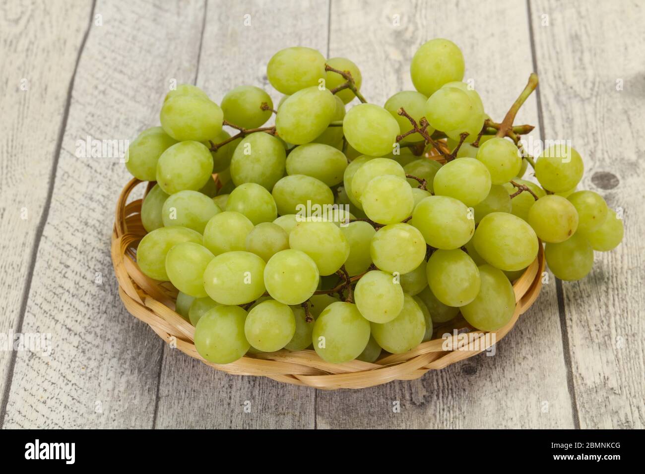 Sweet ripe fresh Green grape branch Stock Photo - Alamy