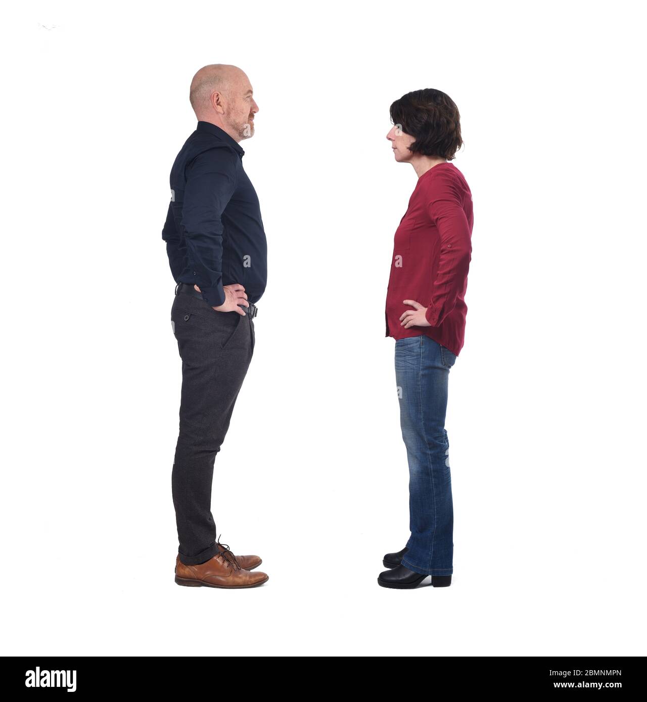 Couple portrait cutout with body hi-res stock photography and images ...