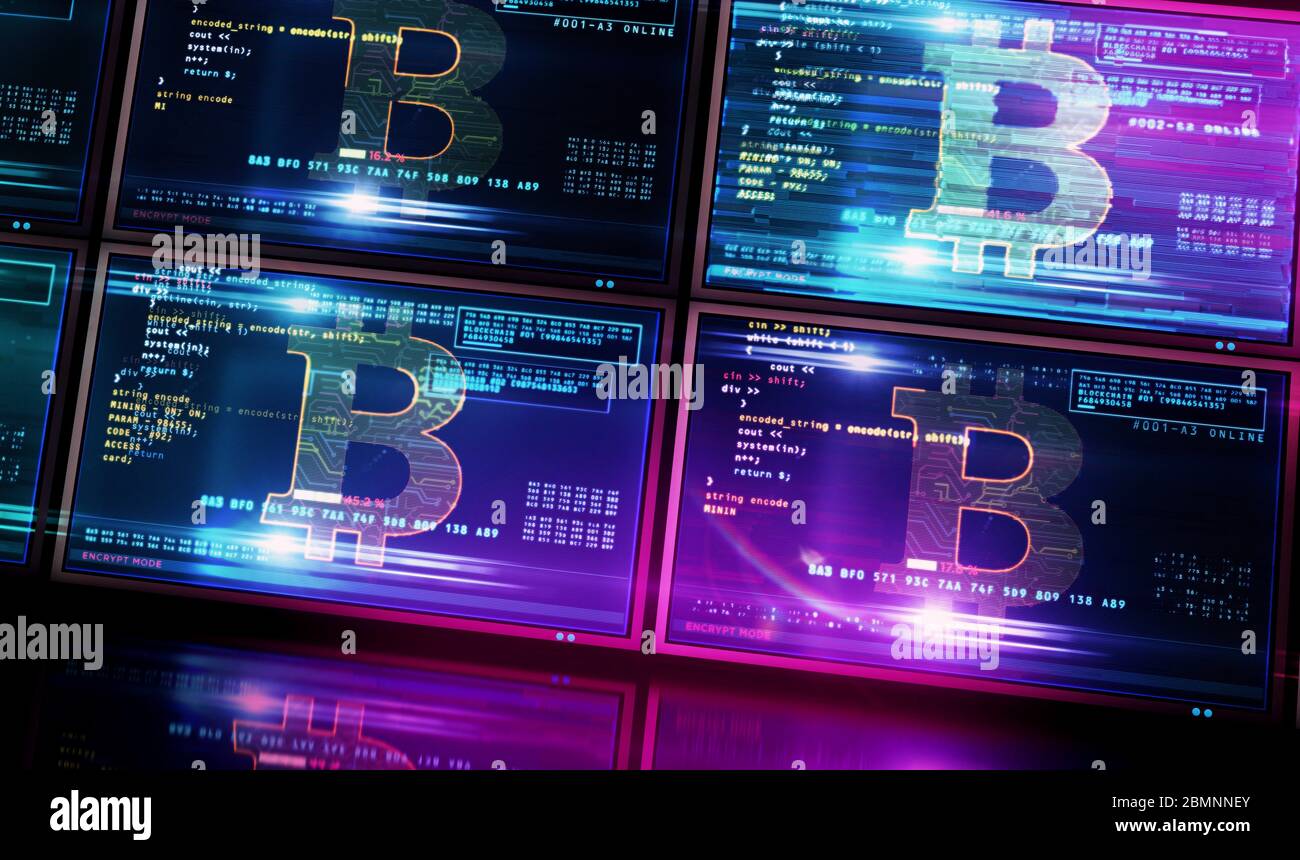 Bitcoin mining hi-res stock photography and images - Alamy