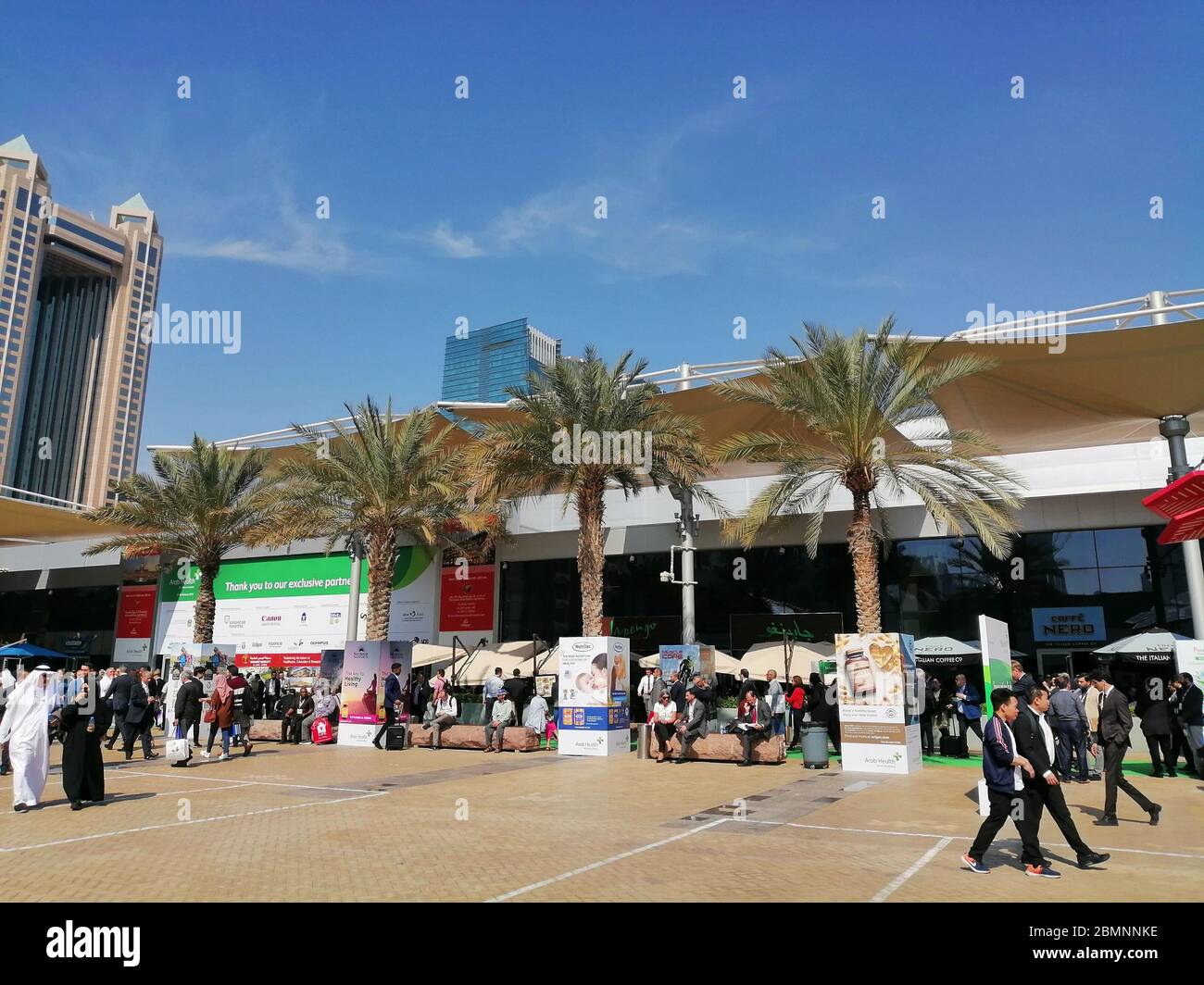 Scene at 'Arab Health 2020' trade show for the global healthcare ...