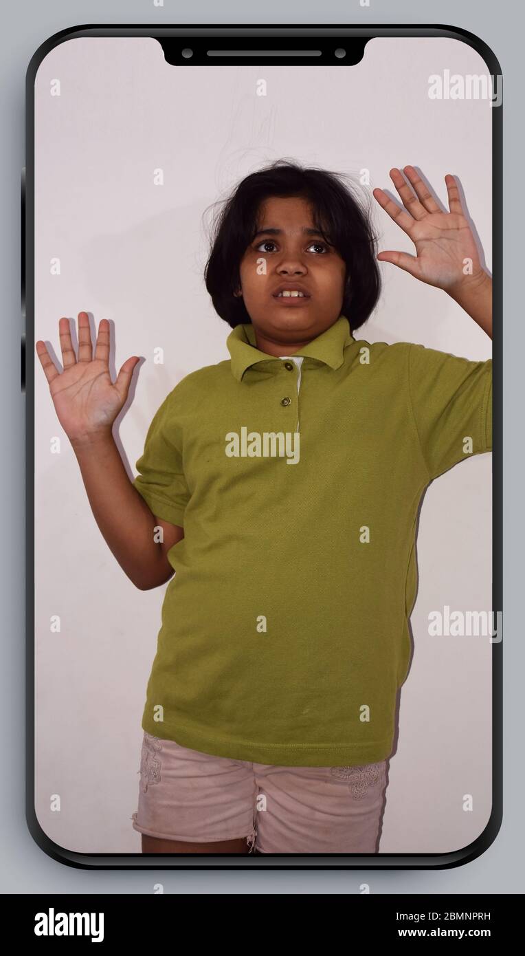 Creative concept of smartphone addiction hi-res stock photography and ...