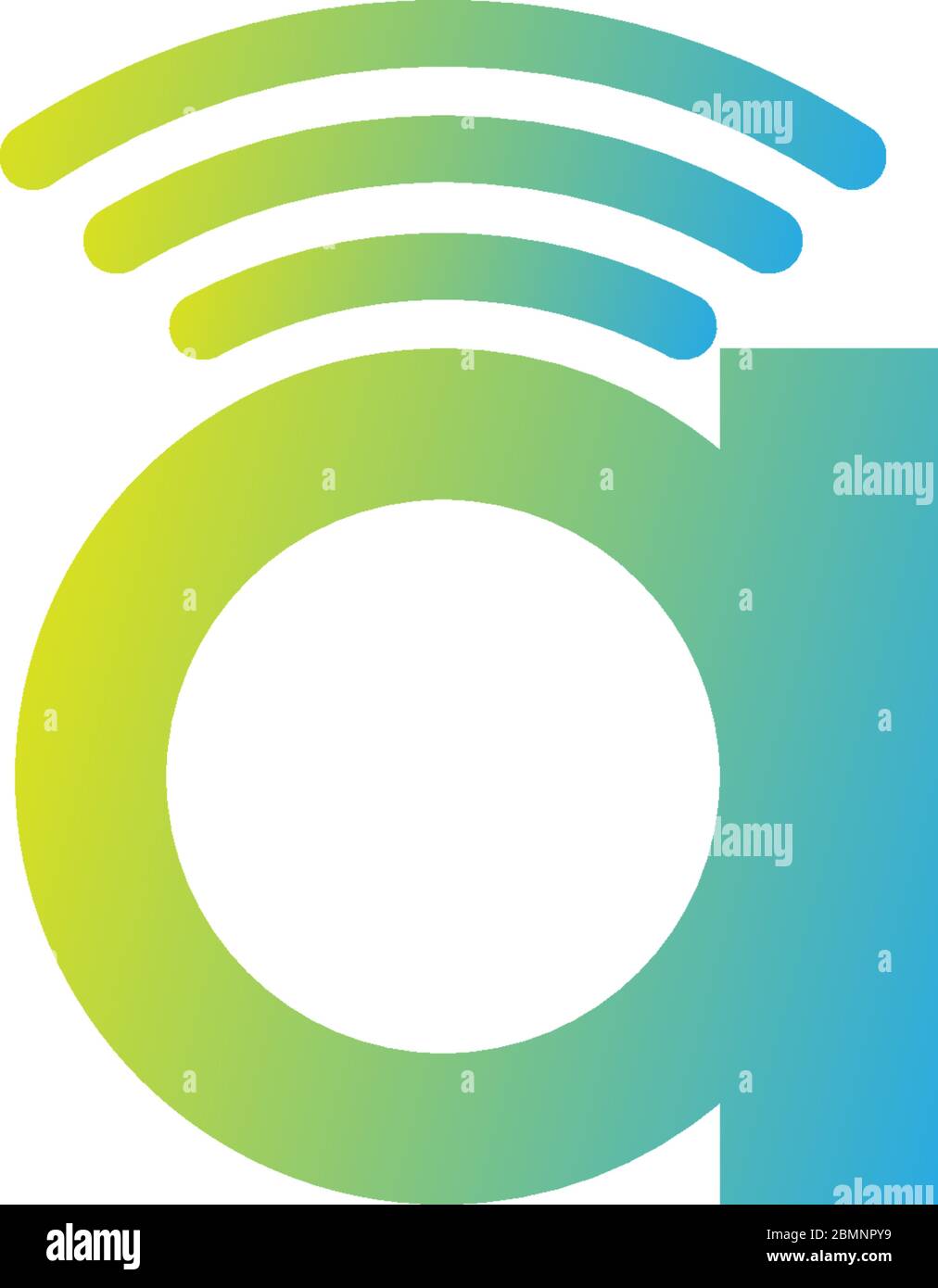 Letter A Wireless Internet logo illustration Stock Vector Image & Art ...