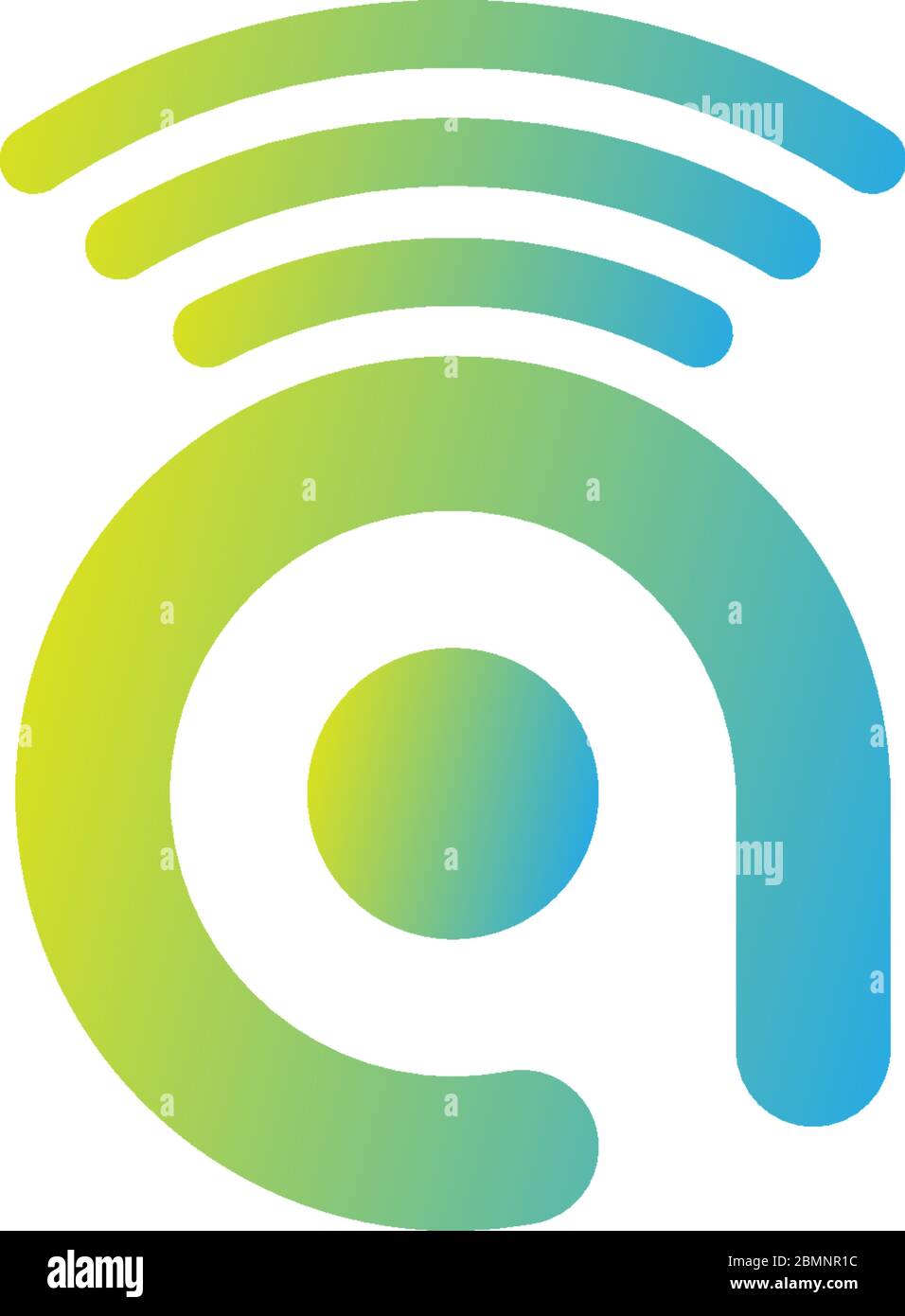 Letter A Wireless Internet logo illustration Stock Vector Image & Art ...