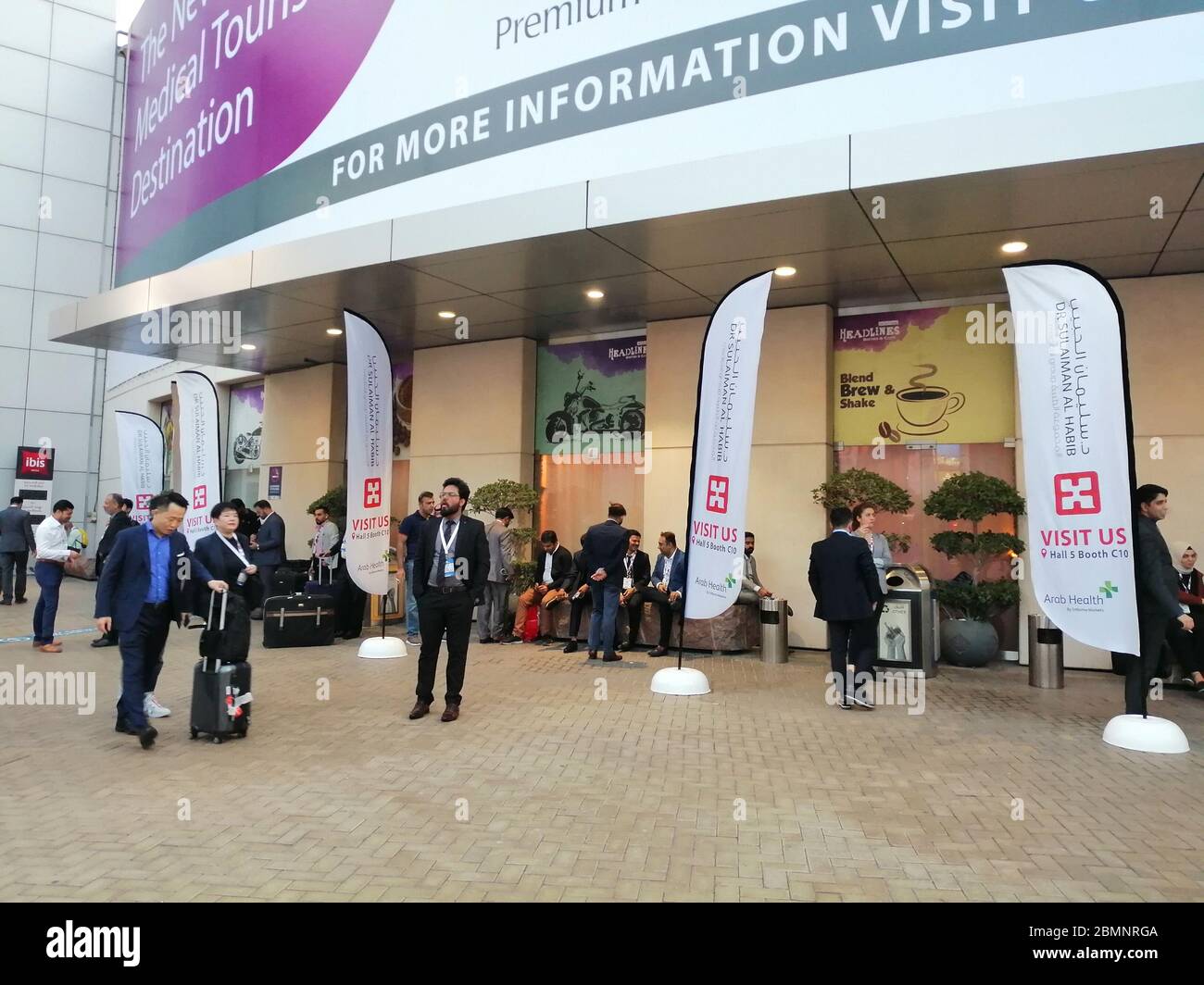 Scene at 'Arab Health 2020' trade show for the global healthcare ...