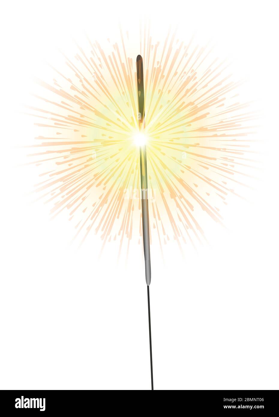 Party sparkler icon. Cartoon of party sparkler vector icon for web ...