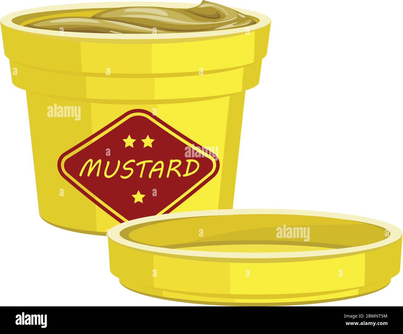 Tasty mustard icon. Cartoon of tasty mustard vector icon for web design ...