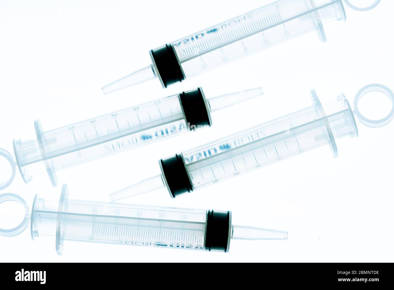 plastic disposable medical syringe Stock Photo - Alamy