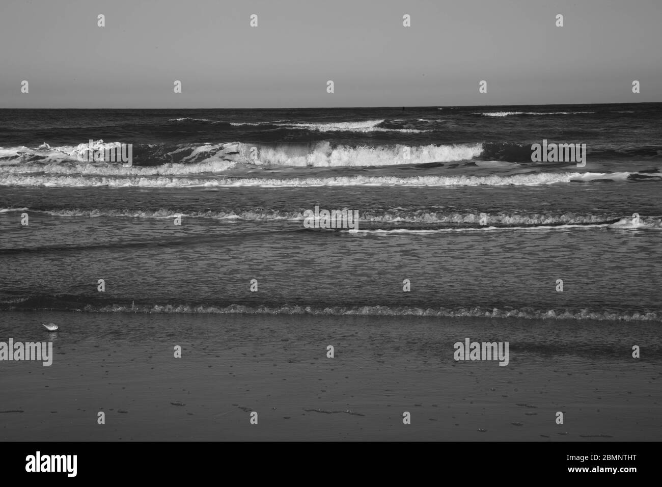 Ocean waves in black and white Stock Photo - Alamy