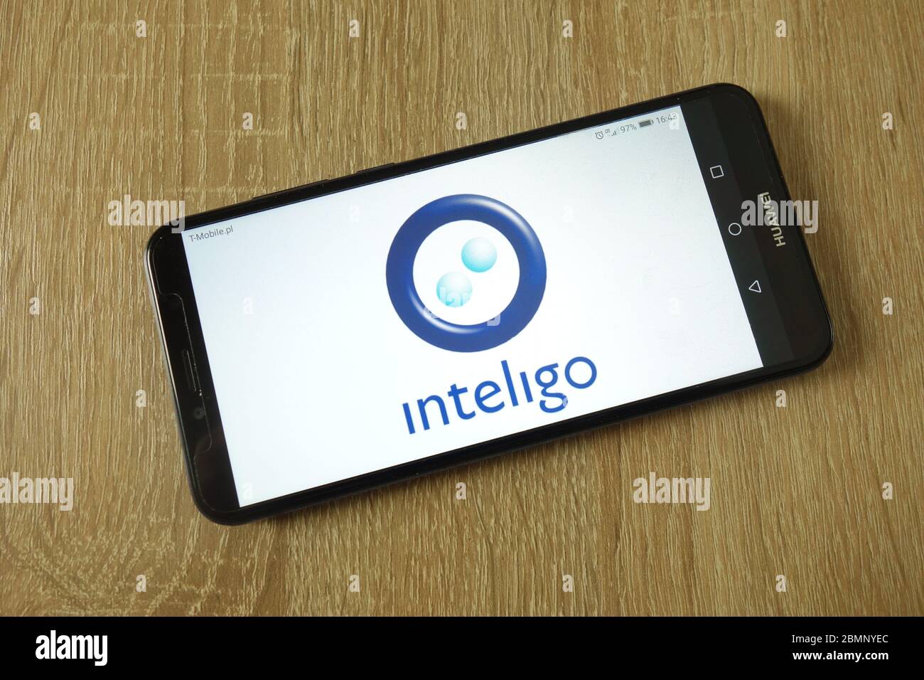 Inteligo Bank logo displayed on smartphone Stock Photo - Alamy