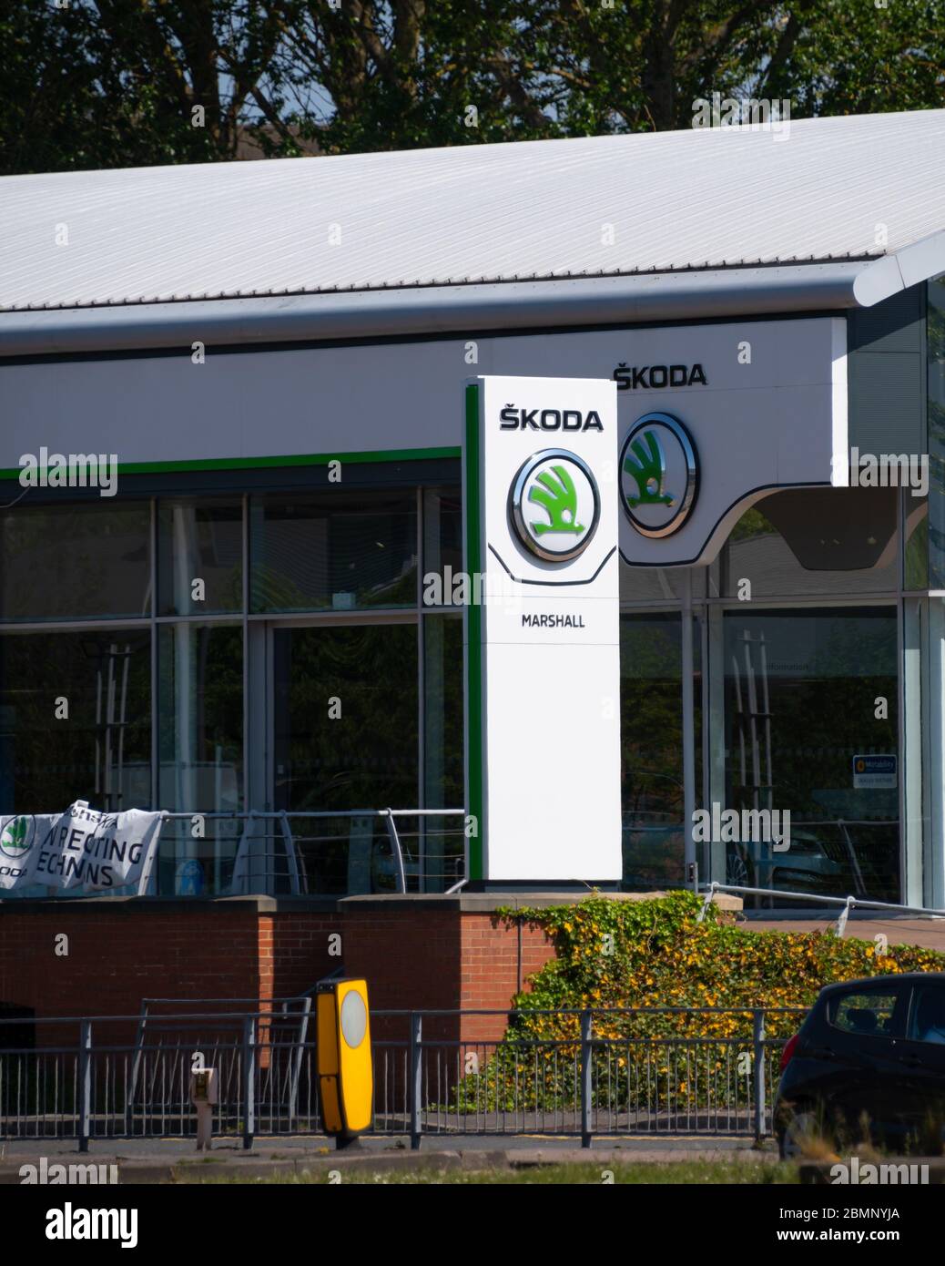Reading, United Kingdom - April 26 2020: The exterior and sign for the ...