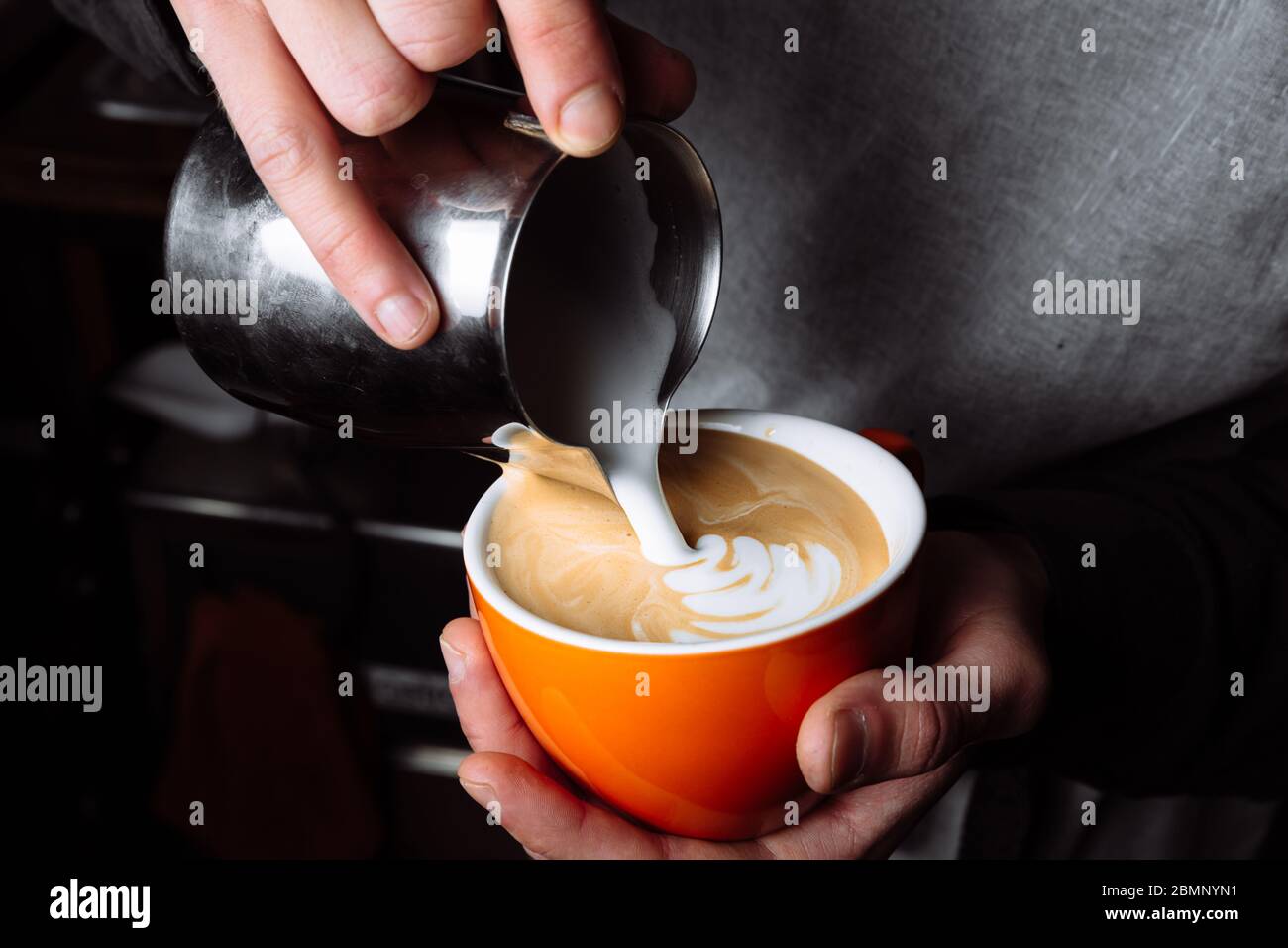 Hand pouring machine hi-res stock photography and images - Alamy