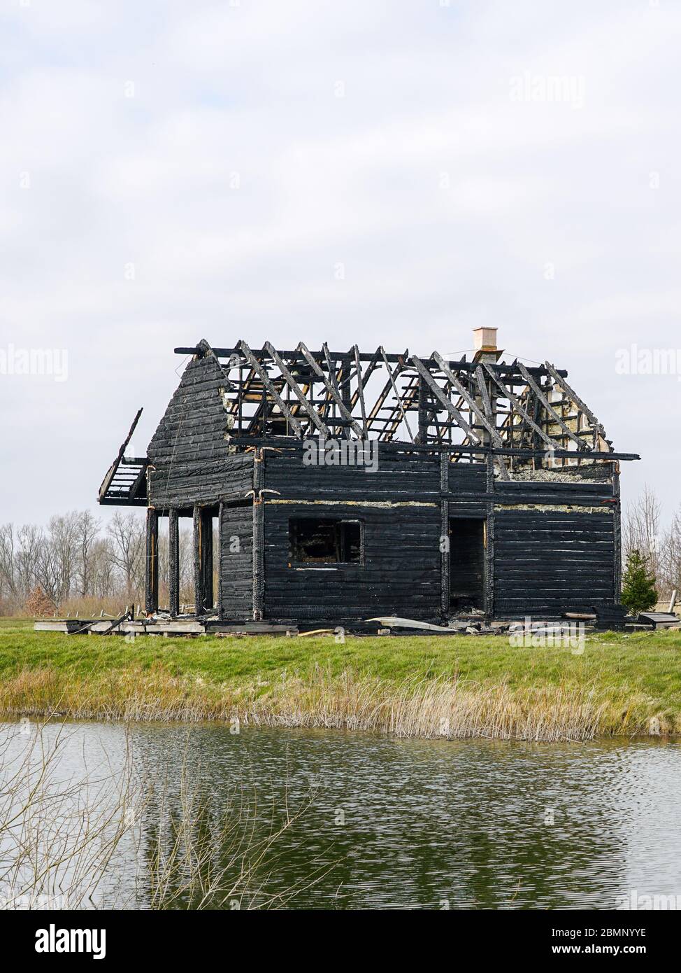 Burned village frame hi-res stock photography and images - Alamy