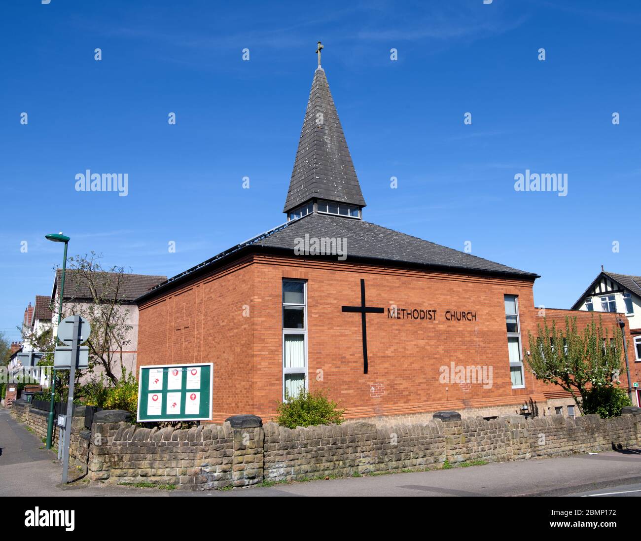 Red brick methodist church hi-res stock photography and images - Alamy