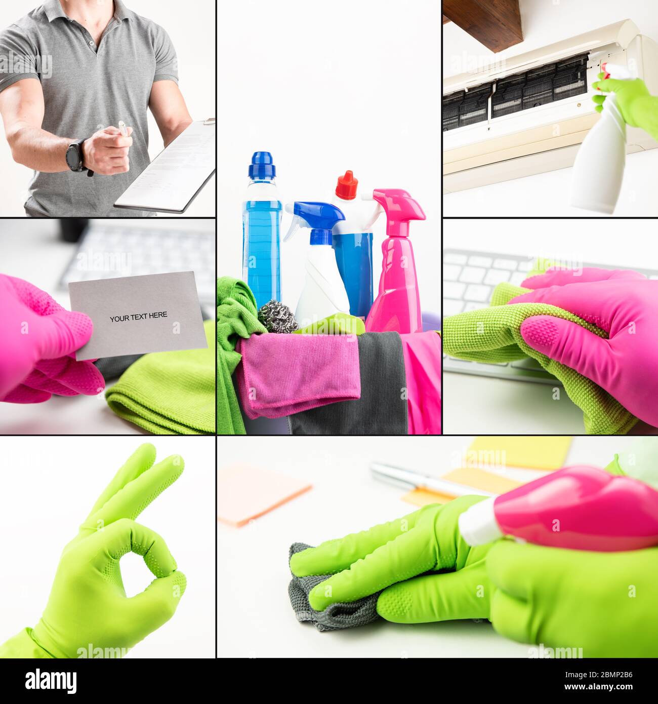 Cleaning Background With Cleaner Tools Composititon with copyspace For ...