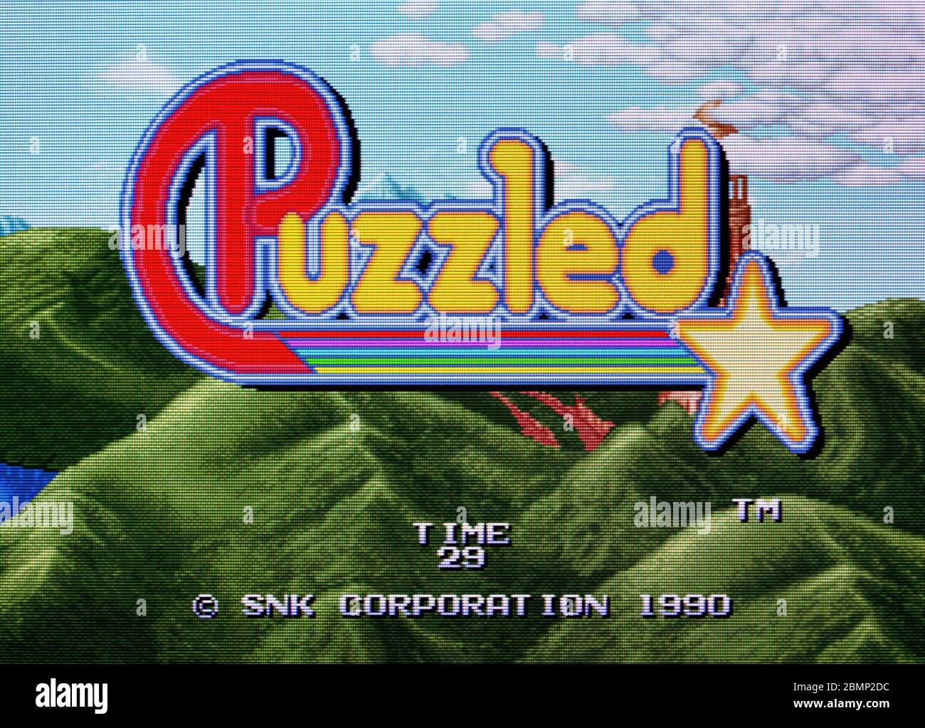 Puzzled - SNK Neo-Geo NeoGeo - Editorial use only Stock Photo - Alamy