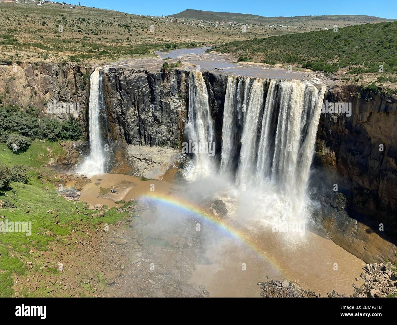 A helicopter pilot must be crazy to park his helicopter below this big ...