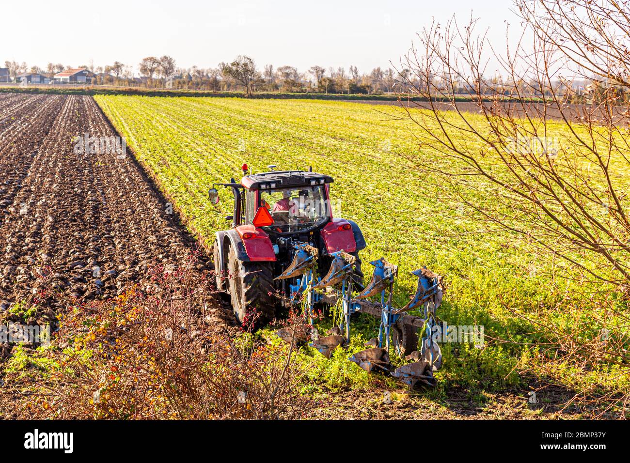 Farmer plowing a field hi-res stock photography and images - Alamy