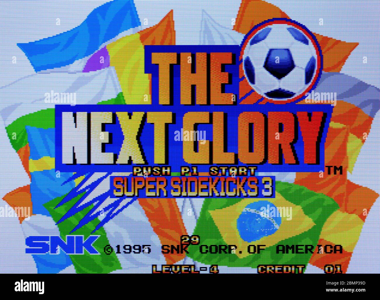 Super Sidekicks 3 The Next Glory - SNK Neo-Geo NeoGeo - Editorial use ...