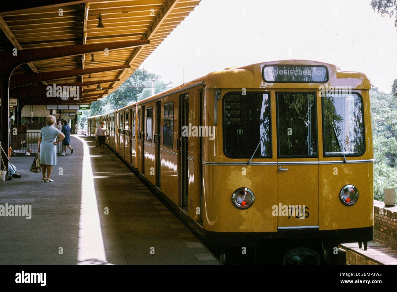 The Berlin Underground at Ruhleben, Berlin in 1975 Stock Photo - Alamy