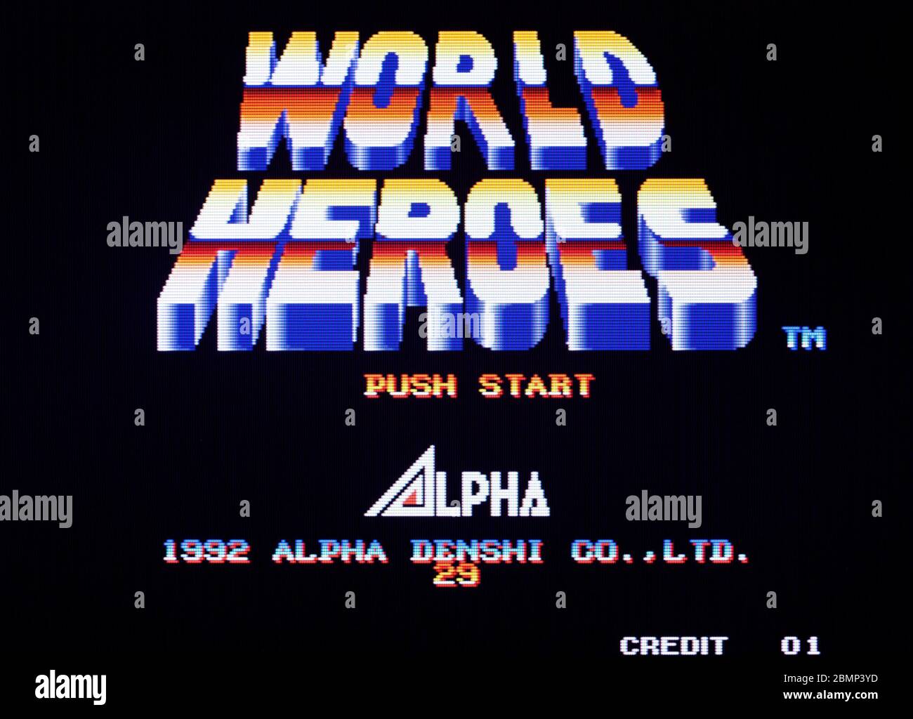 World Heroes - SNK Neo-Geo NeoGeo - Editorial use only Stock Photo - Alamy