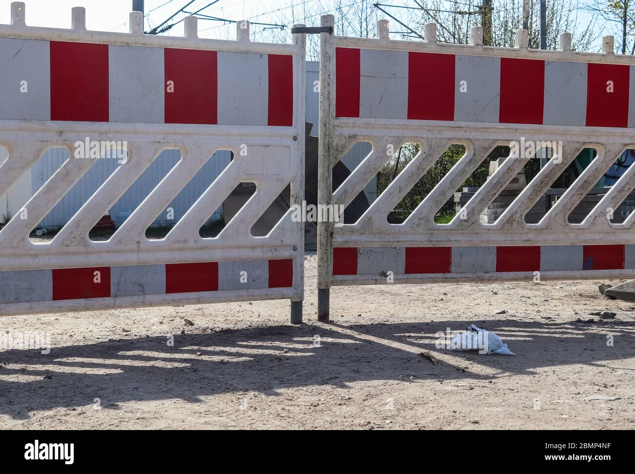 Close up railroad barrier hi-res stock photography and images - Alamy