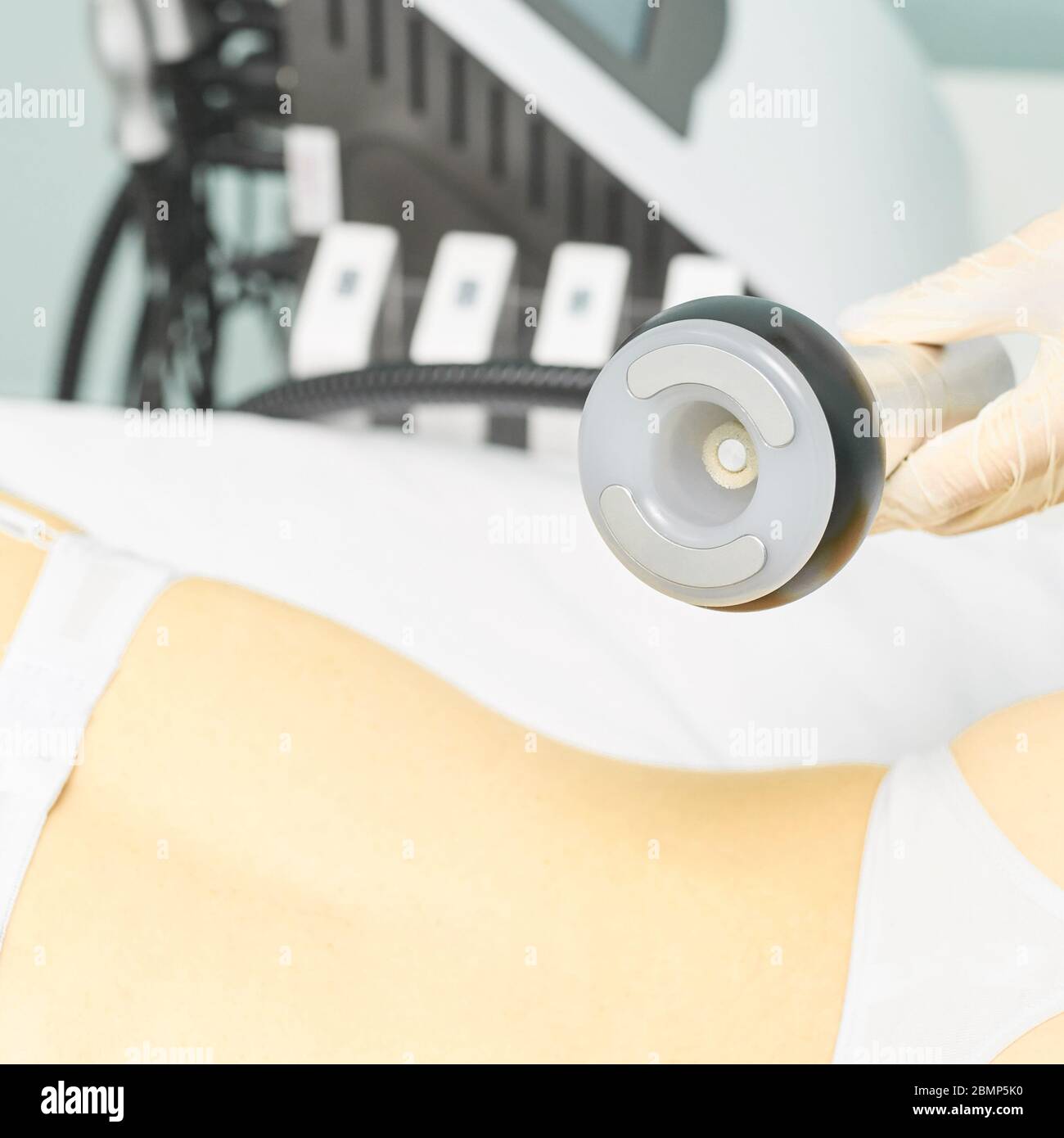 Vacuum massage device. Anti cellulite body correction treatment. Loss ...