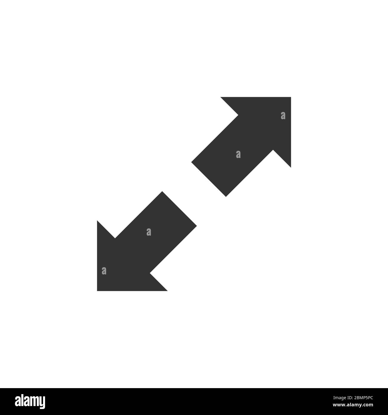 Full Screen Arrow Icon Logo Template Illustration Design. Vector EPS 10 ...