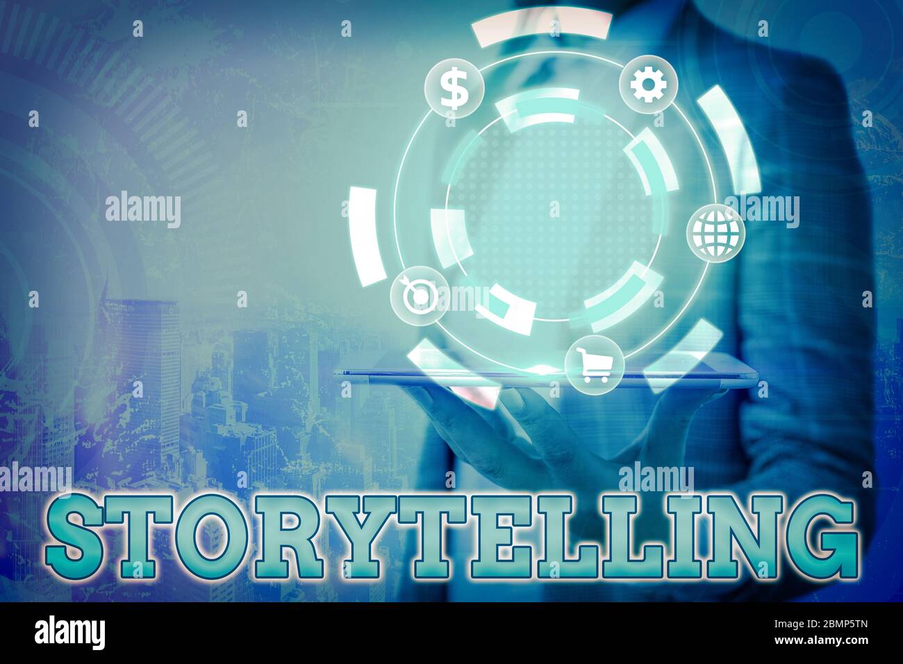 Text sign showing Storytelling. Business photo showcasing social and ...
