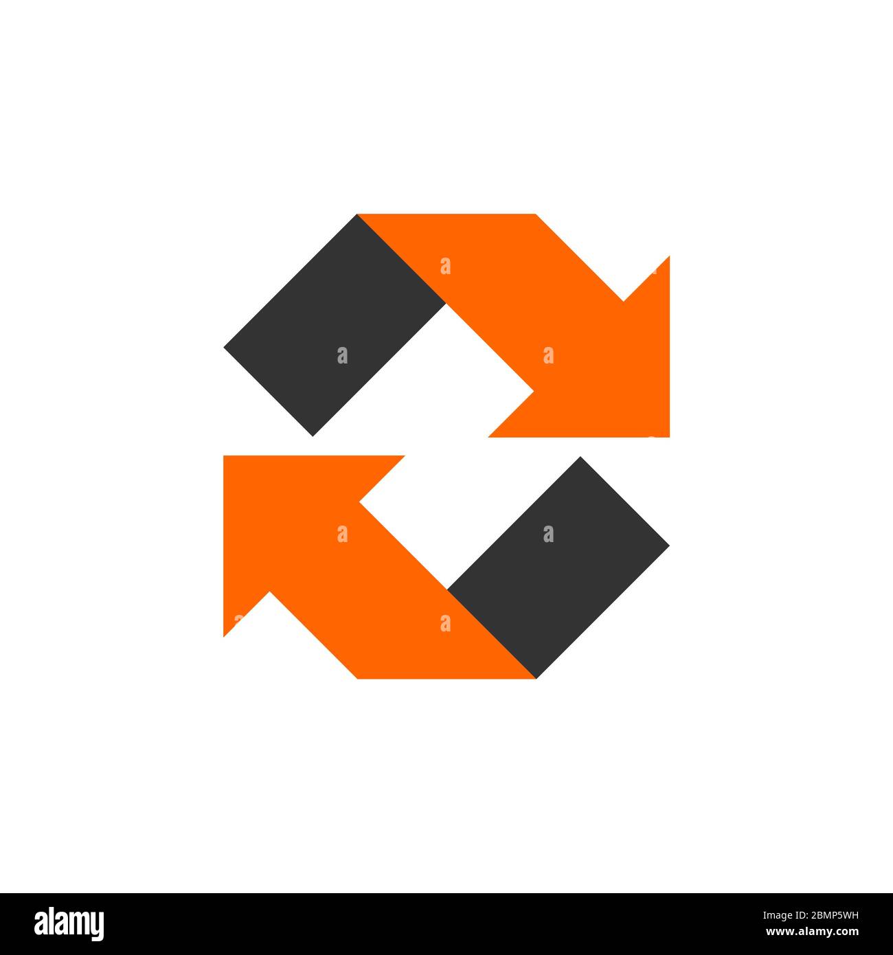 Square Up Down Arrow Logo Template Illustration Design. Vector EPS 10 ...