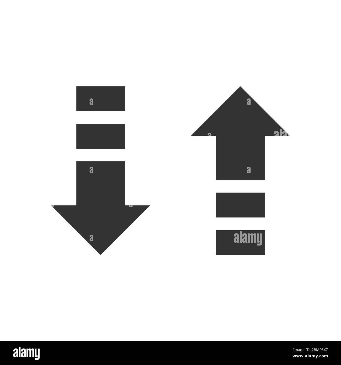 Up Down Arrow Logo Template Illustration Design. Vector EPS 10 Stock ...