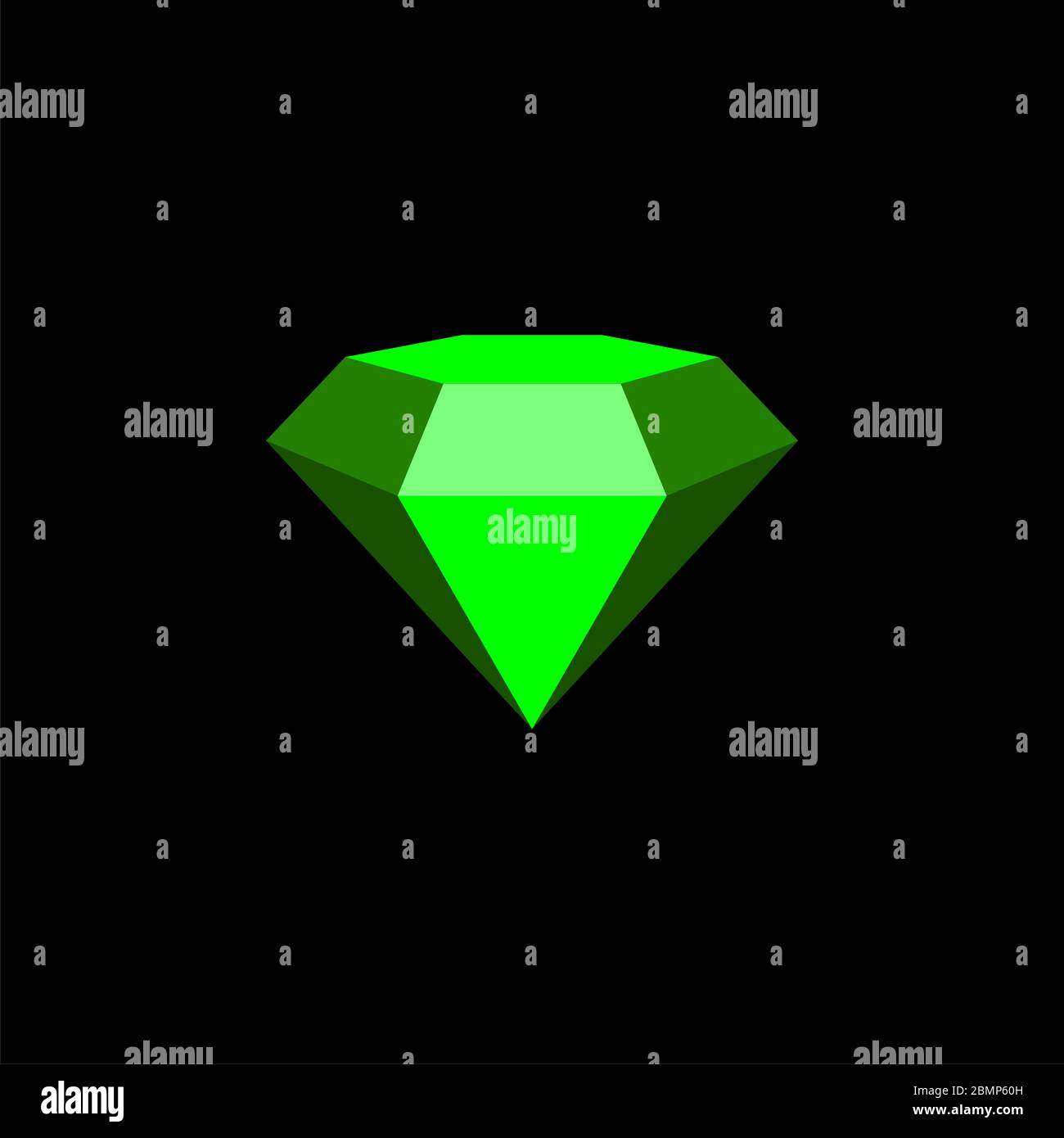 Green Gemstone Logo Template Illustration Design. Vector EPS 10 Stock ...